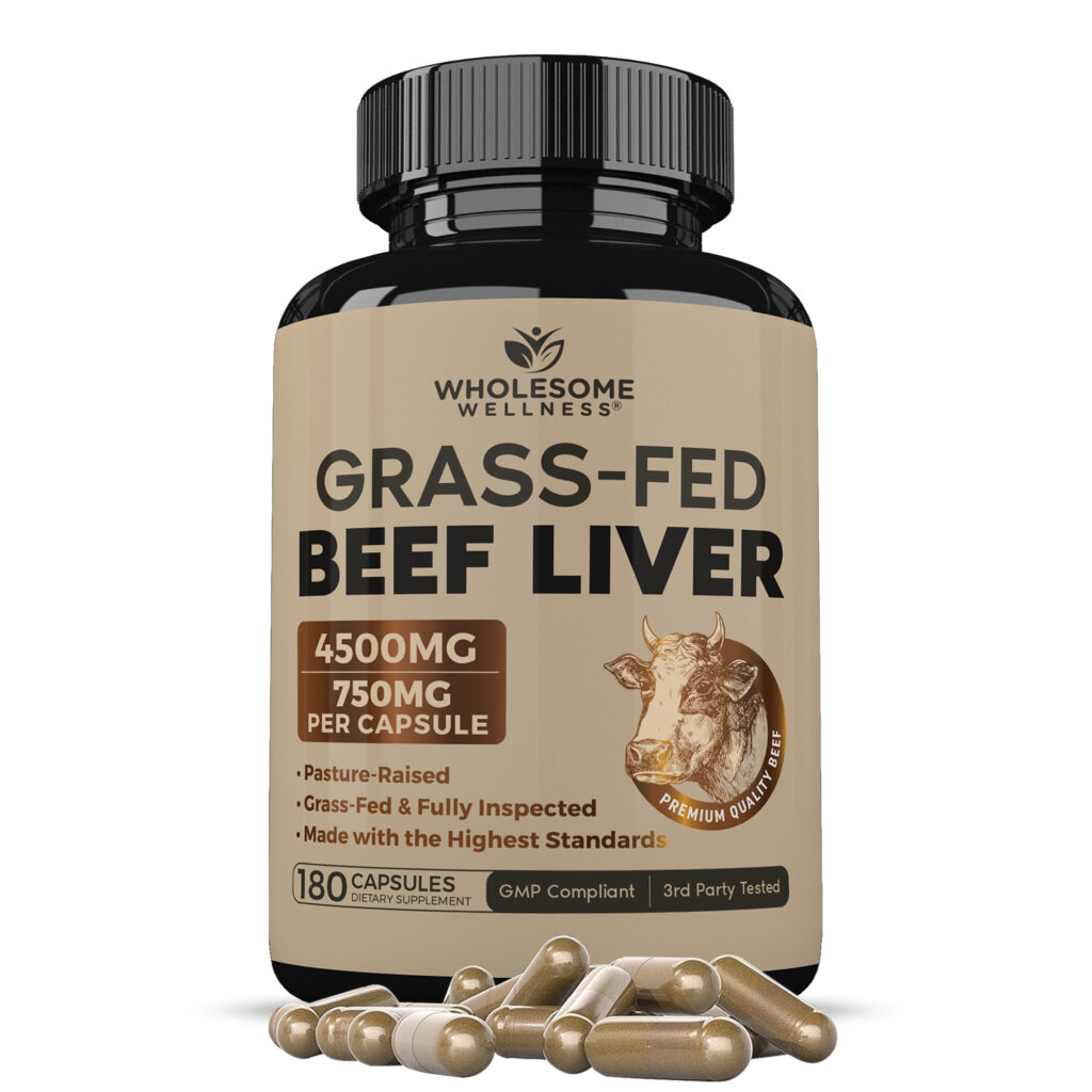 Grass Fed Beef Liver Capsules - Wholesome Wellness