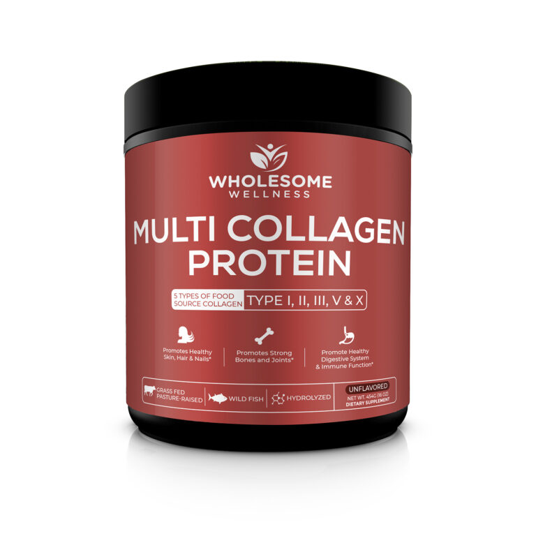 Multi Collagen Peptides Protein Powder Hydrolyzed (Type I II III V X ...